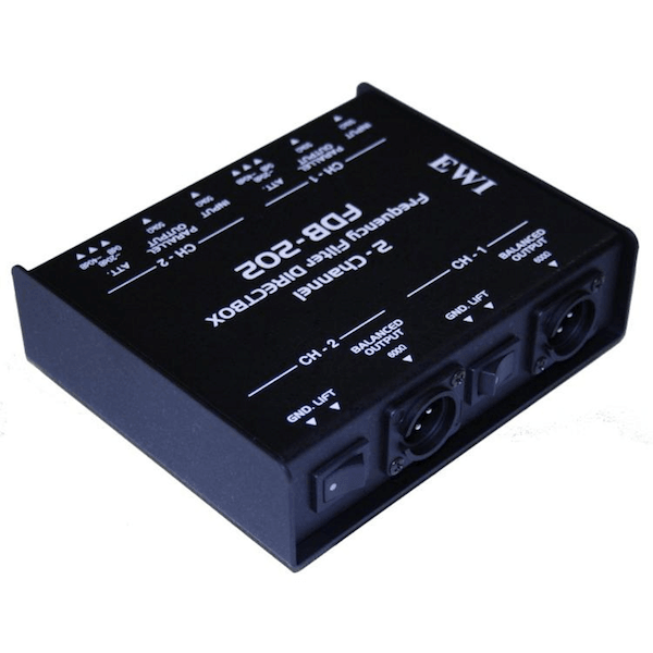 EWI FDB-202 2 Channel Passive Direct Box - Cannon Sound And Light