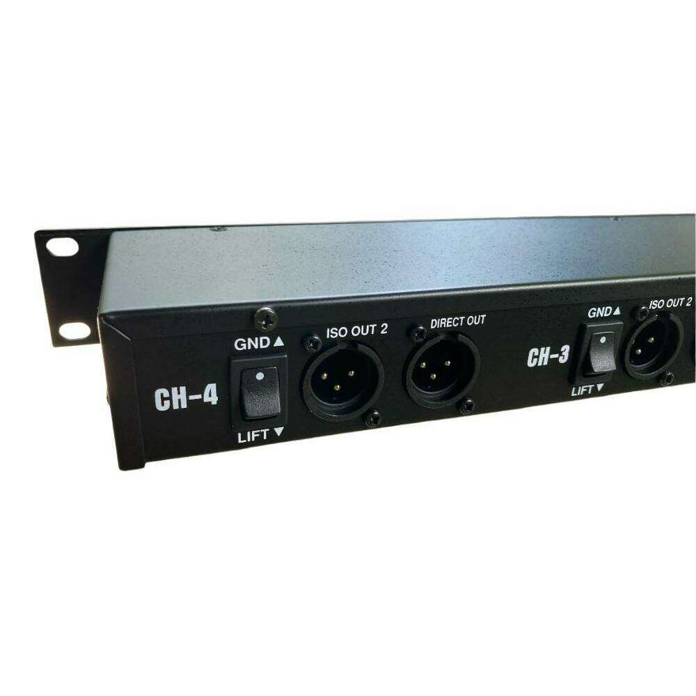 EWI MST-412 4 Channel Three Way Isolated XLR Transformer Splitter