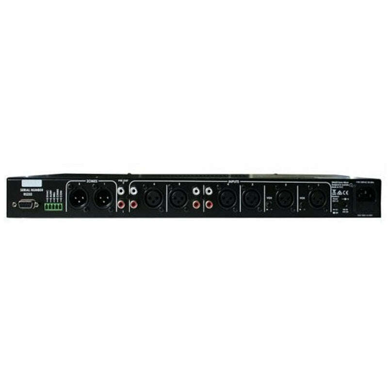 inDESIGN ZM622 6 Input, 2 Output Rack Mount Mixer w/BT
