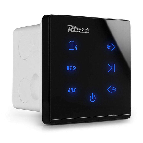 Power Dynamics Powerline A50B In-Wall Amplifier w/ 2 Ceiling Speakers