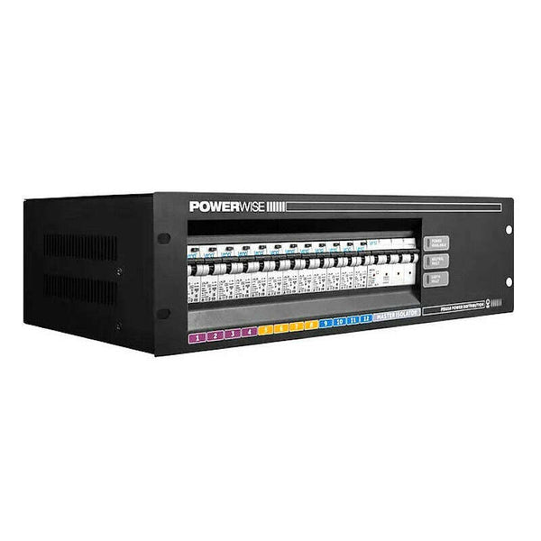 Powerwise PD1210 3 Phase to 12 x 10A GPO Rackmount Power Distribution
