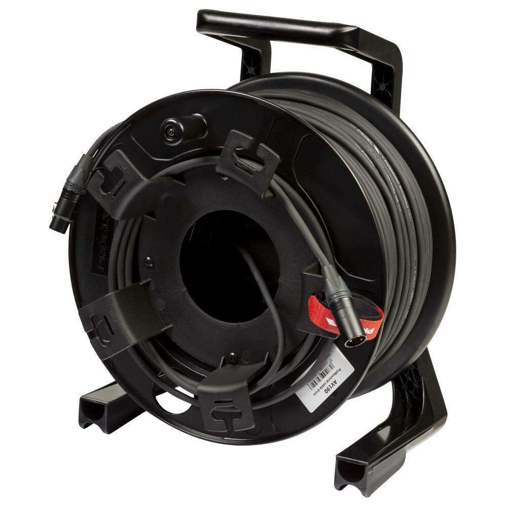 Proel ESO290R100 Cable Drum with Microphone Cable – 100m
