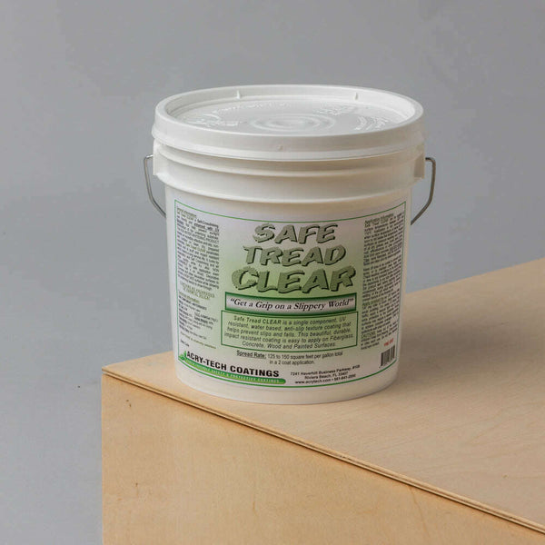 Safe Tread Anti Slip Coating – Clear 'Fine Grit' 1 Gallon - (3.8L ...