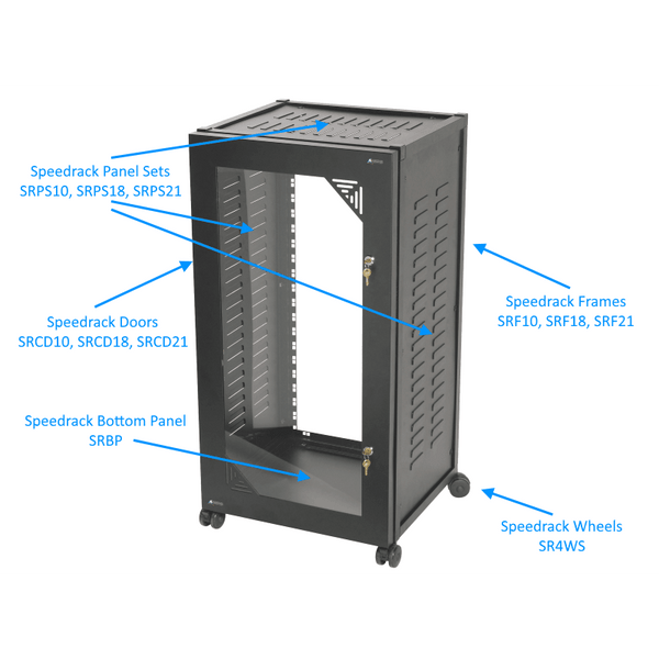 Australian Monitor SRF10 10RU Speedrack Frame - Cannon Sound And Light