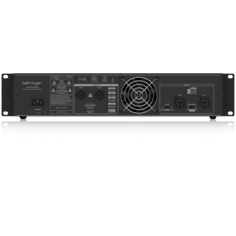 Behringer NX1000 Ultra-Lightweight 1000w Power Amplifier