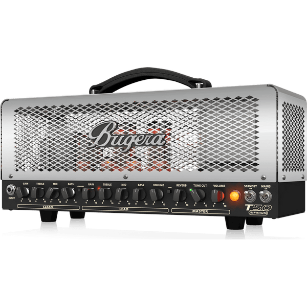 Bugera T50 INFINIUM 50-Watt Cage-Style Tube Amplifier Head - Cannon ...