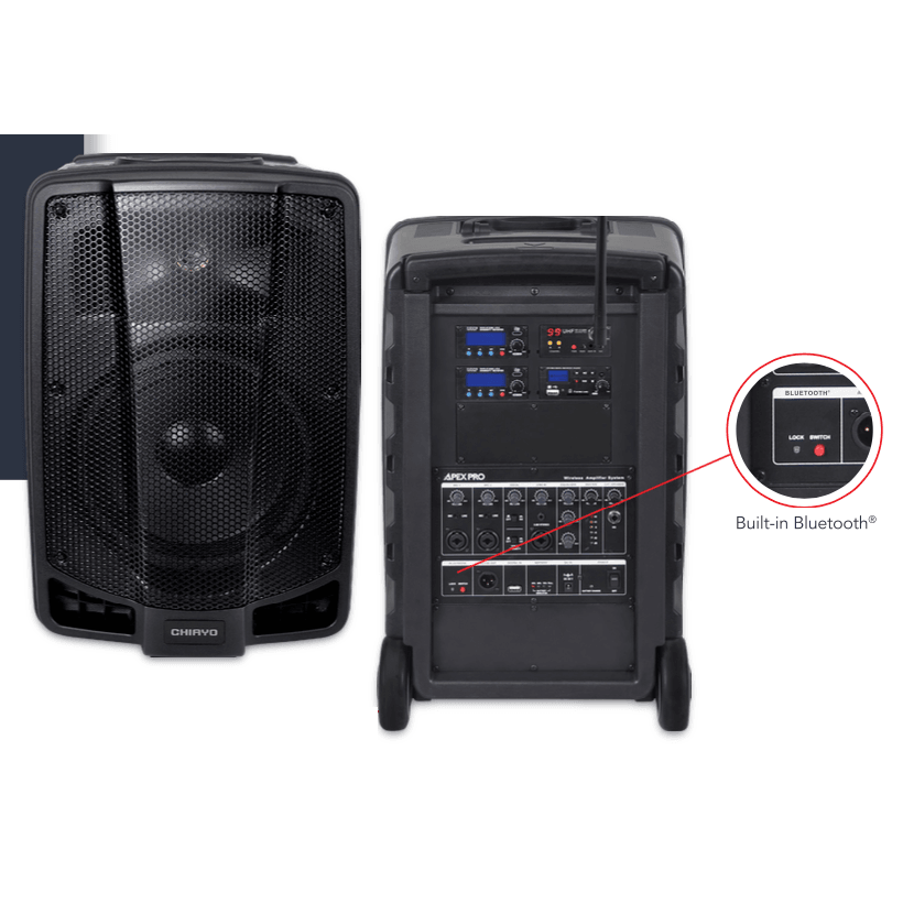 Chiayo Apex Pro Portable PA System with Bluetooth/USB Player