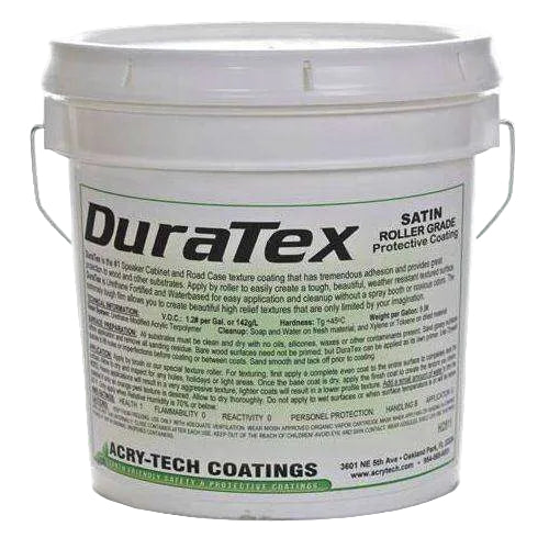 DuraTex Speaker Cabinet Coating Roller Grade Ultra Deep Tint Base 3.8L