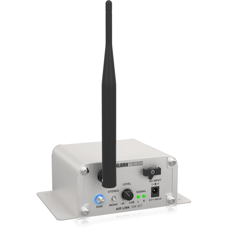 Klark Teknik DW 20T 2.4 GHz Wireless Stereo Transmitter for High-Perfo