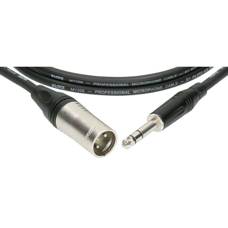 Klotz M1MS1K Male XLR To Balanced Jack Cable - 3 and 5 Metre